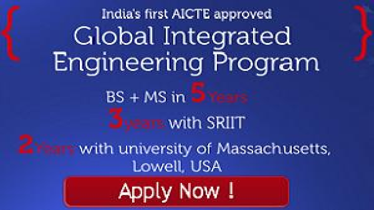 SRIIT, Hyderabad Opens BS and MS Admission - Careerindia