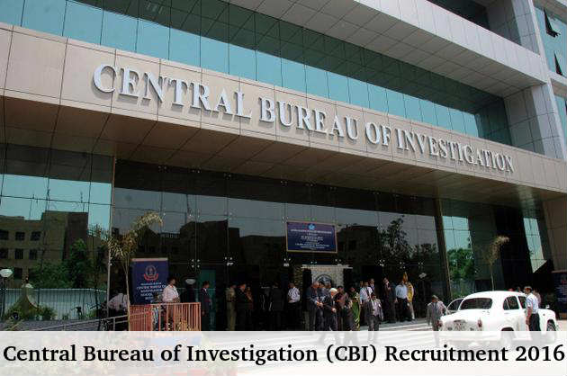 CBI Recruitment for 74 Inspector Posts, Last Date 6th April 2016 ...