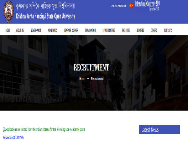 KKHSOU Recruitment 2019: Apply Offline For Accountants, Section ...