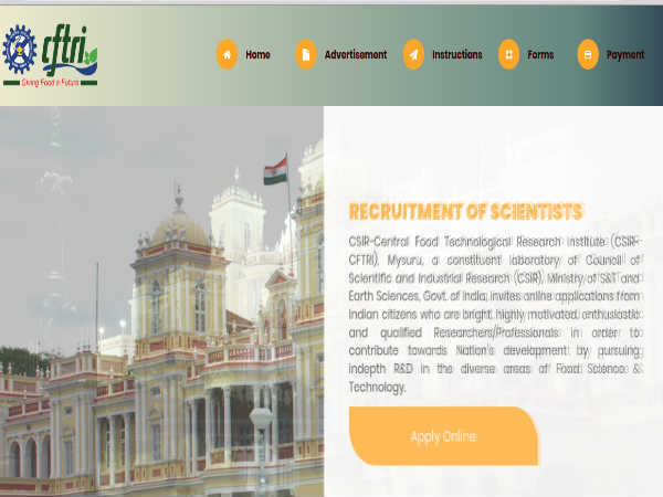 CSIR Recruitment 2020: Apply Online For 31 Scientists Post In CFTRI ...