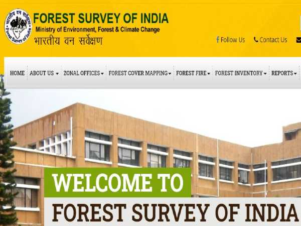 Forest Survey Of India Recruitment 2021 For 44 Technical Associates In