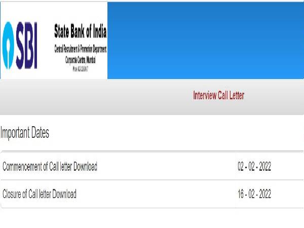 SBI PO 2021 Interview Call Letter Released, Download SBI PO 2022 ...