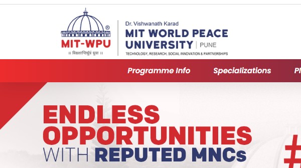 MIT - World Peace University opens Admissions for MBA Programme ...