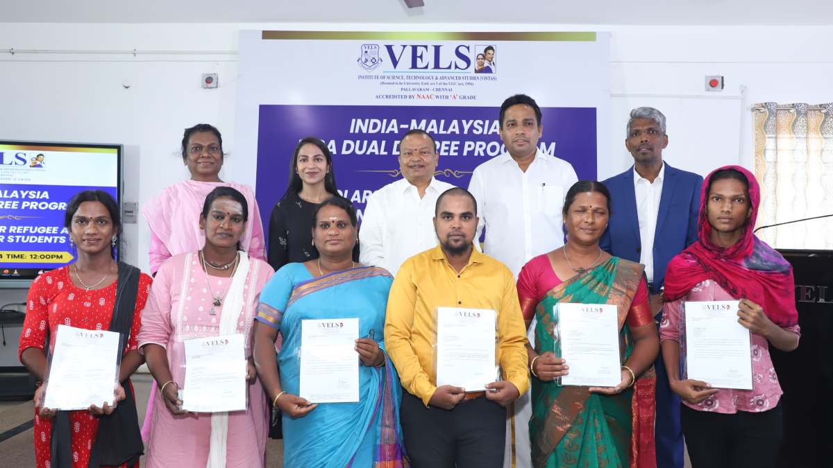 Vels Institute Launches Affordable Dual Degree MBA Program, Details ...